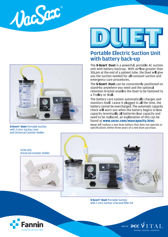 VacSax Product Page
